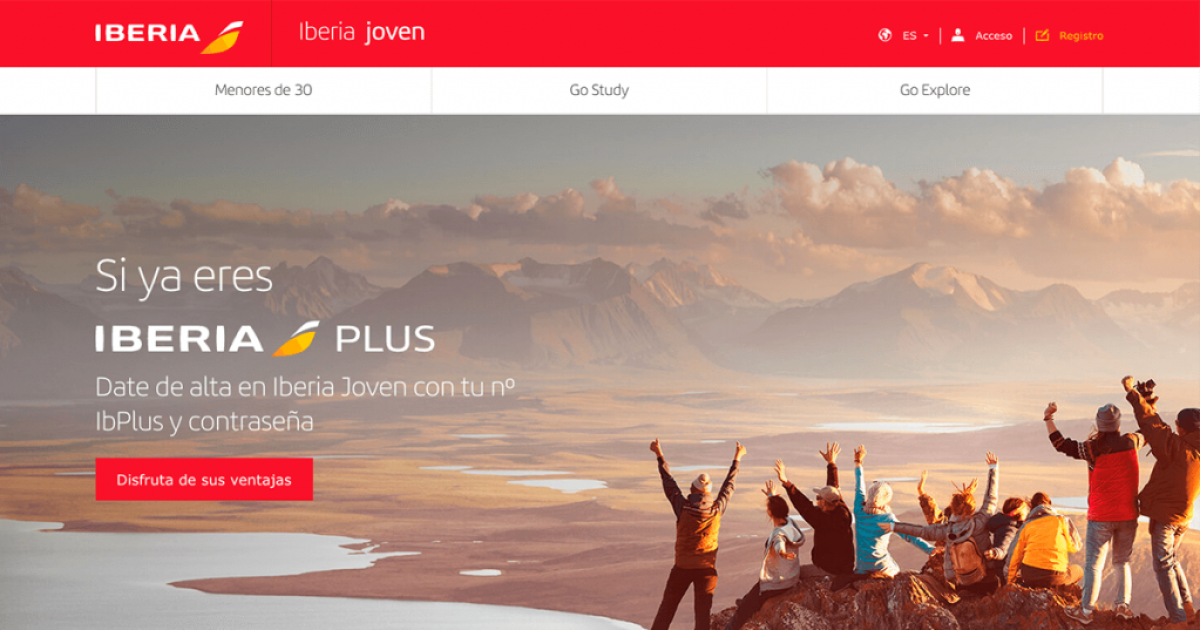 Iberia Joven - Vuela con nosotros
